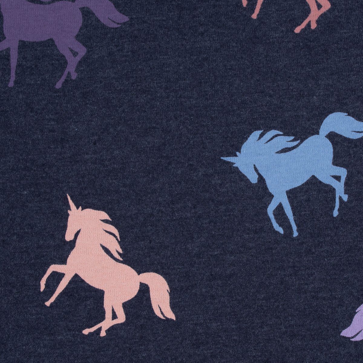 SchÖner Leben Stoff Jersey Stoff Bw Melange Unicorns Einhörner