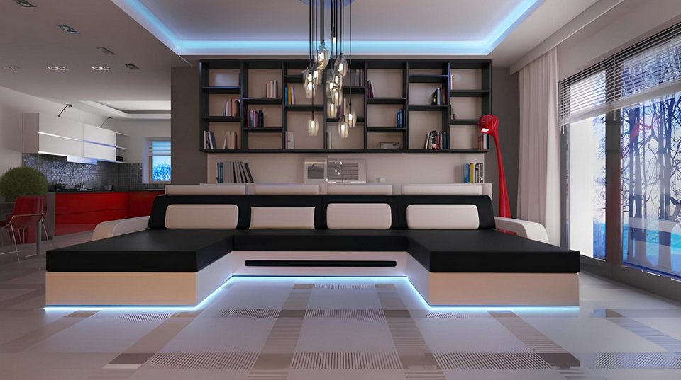 Xlmoebel Sofa Wohnlandschaft In Xxl Größe In U Form Ecksofa