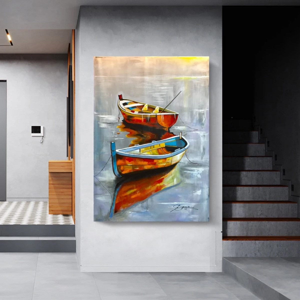 Tpfliving Kunstdruck Ohne Rahmen Poster Leinwand Wandbild Bunte
