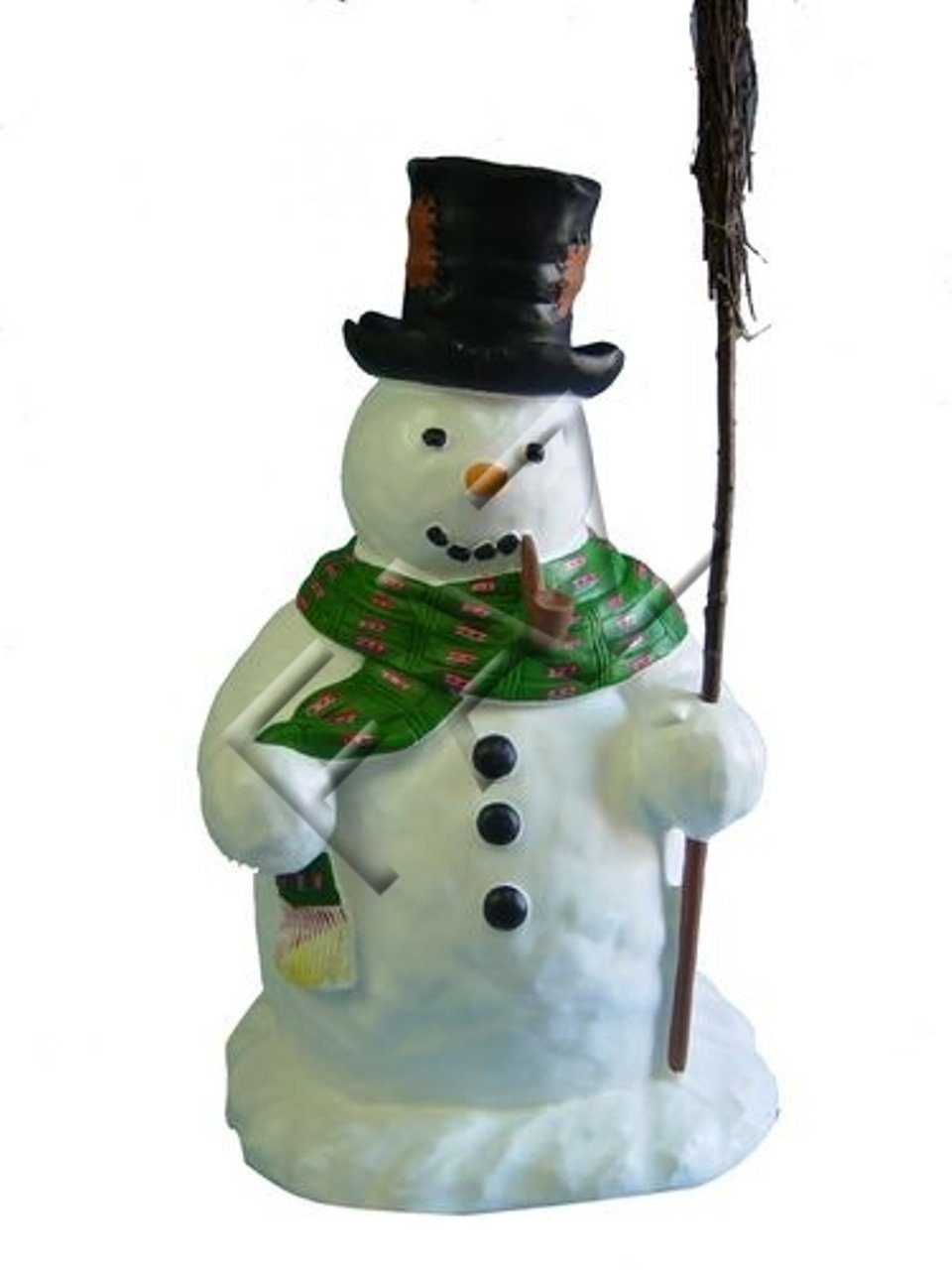 Jvmoebel Dekofigur Design Schneemann Figur Garten Statue Skulptur