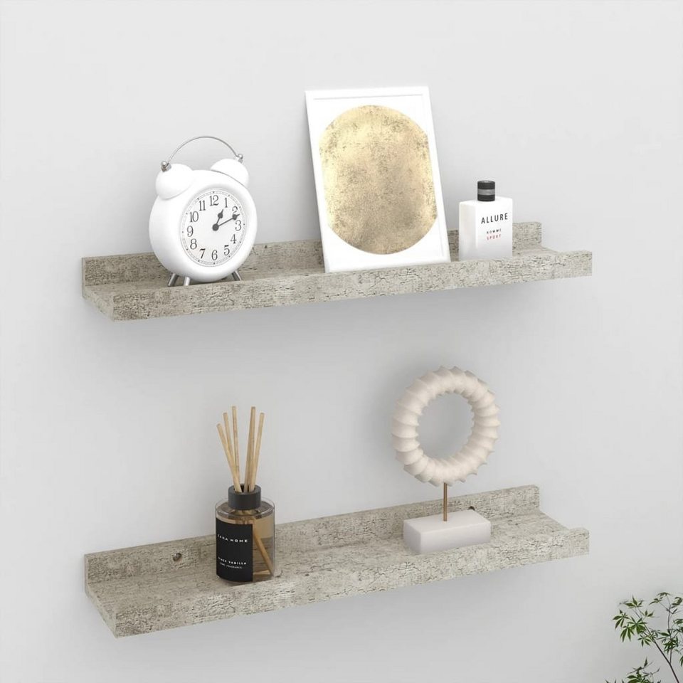 Möbelando Wandboard 3009966 2er Set 2er Set Aus Mdf In Betongrau