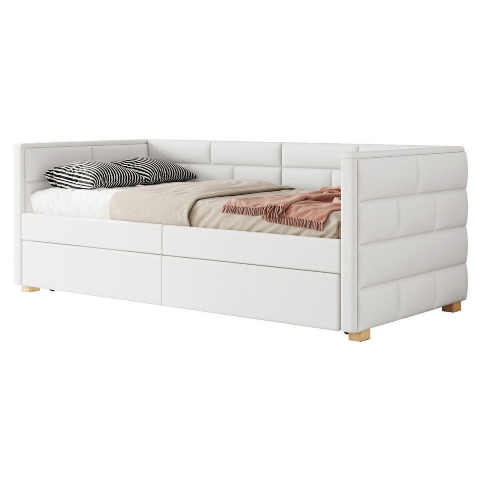 Hauss Sploe Polsterbett 90x200cm Mit Ausziehbarem Bett