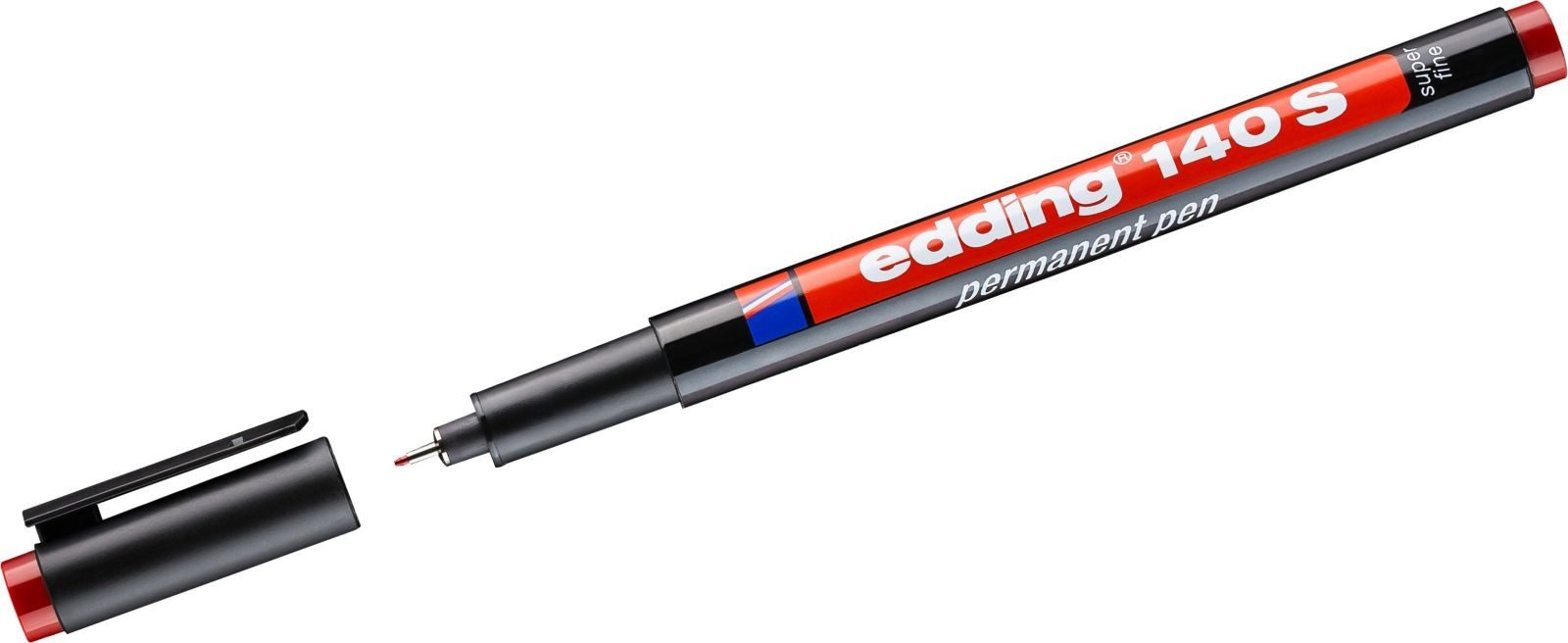 edding Folienstift Permanent Pen edding 140 S 0,3mm rot.