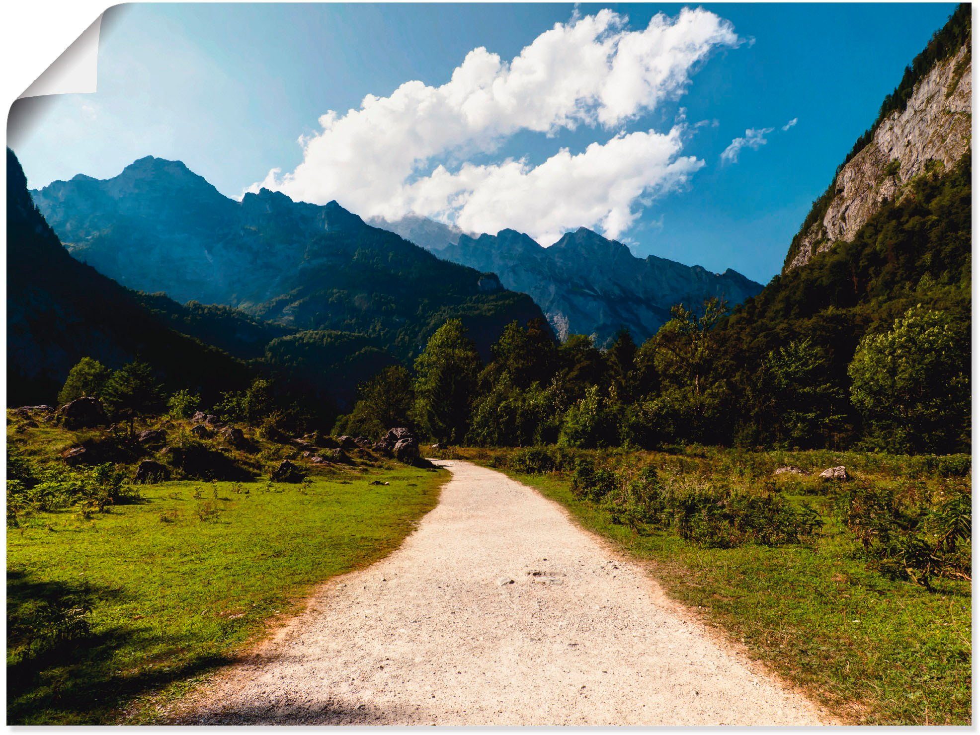 Artland Wandbild Der Weg In Die Berge Berge 1 Stück In Vielen