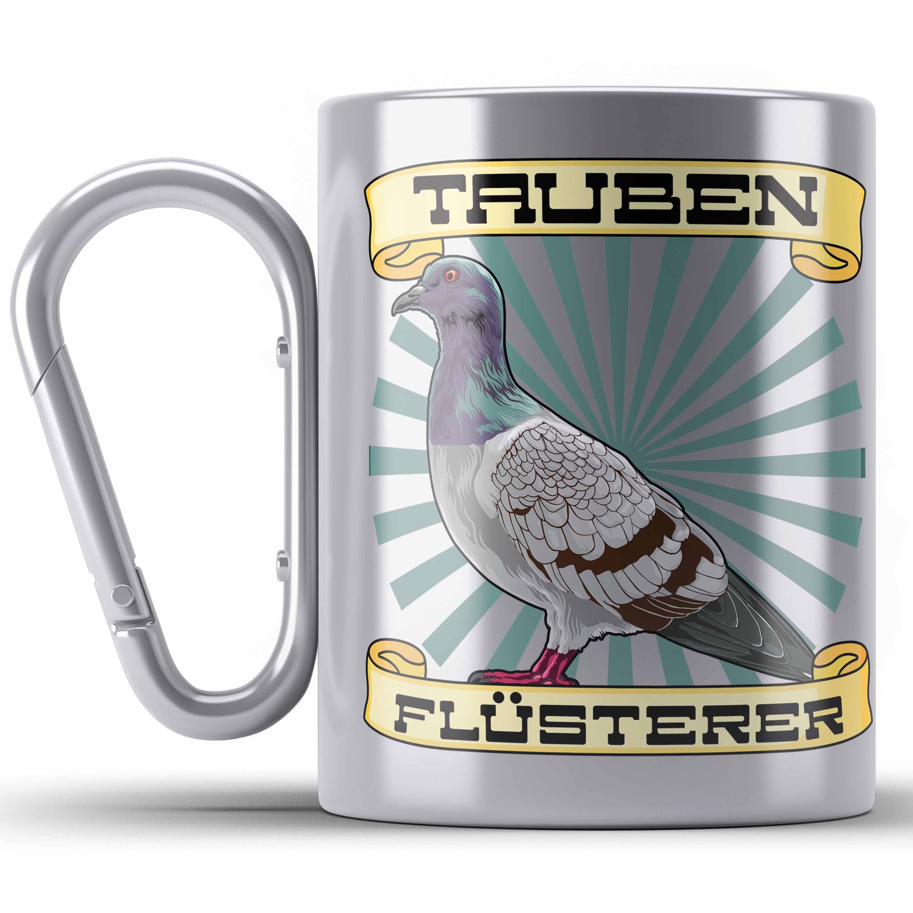 Trendation Thermotasse Tauben Geschenkidee Taubenflüsterer Edelstahl ...