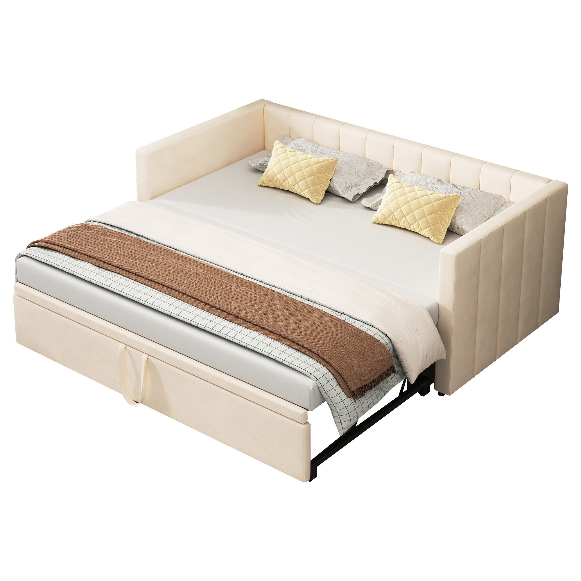 Redom Polsterbett Schlafsofa Kinderbett Funktionsbett Doppelbett Mit