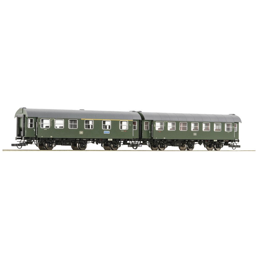 Roco Personenwagen Roco 6200038 H0 2er-Set 1: Umbauwagen der DB 1./2. Klasse AB3yg, 2. Kl
