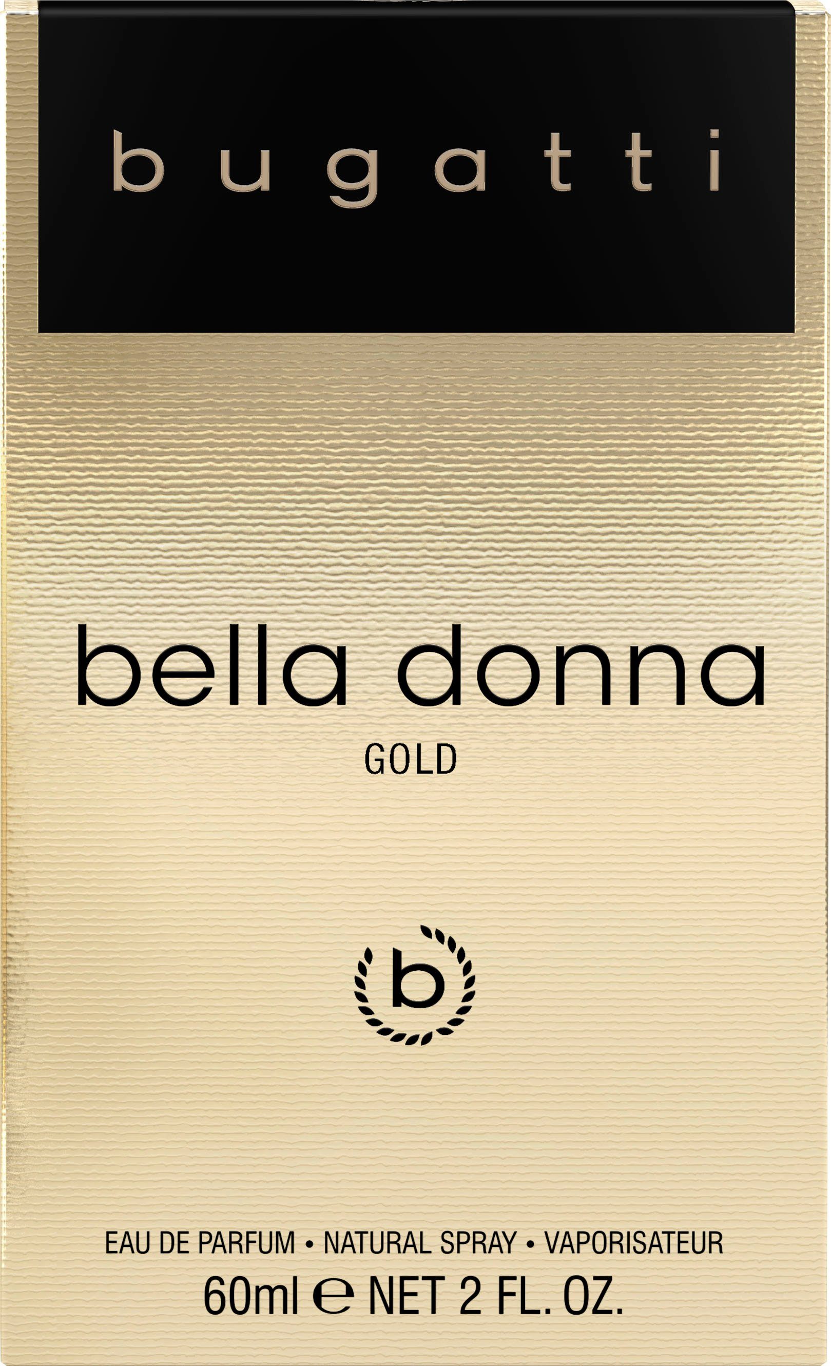 bugatti Eau de Parfum BUGATTI Bella Donna Gold EdP 60 ml, Eleganter ...