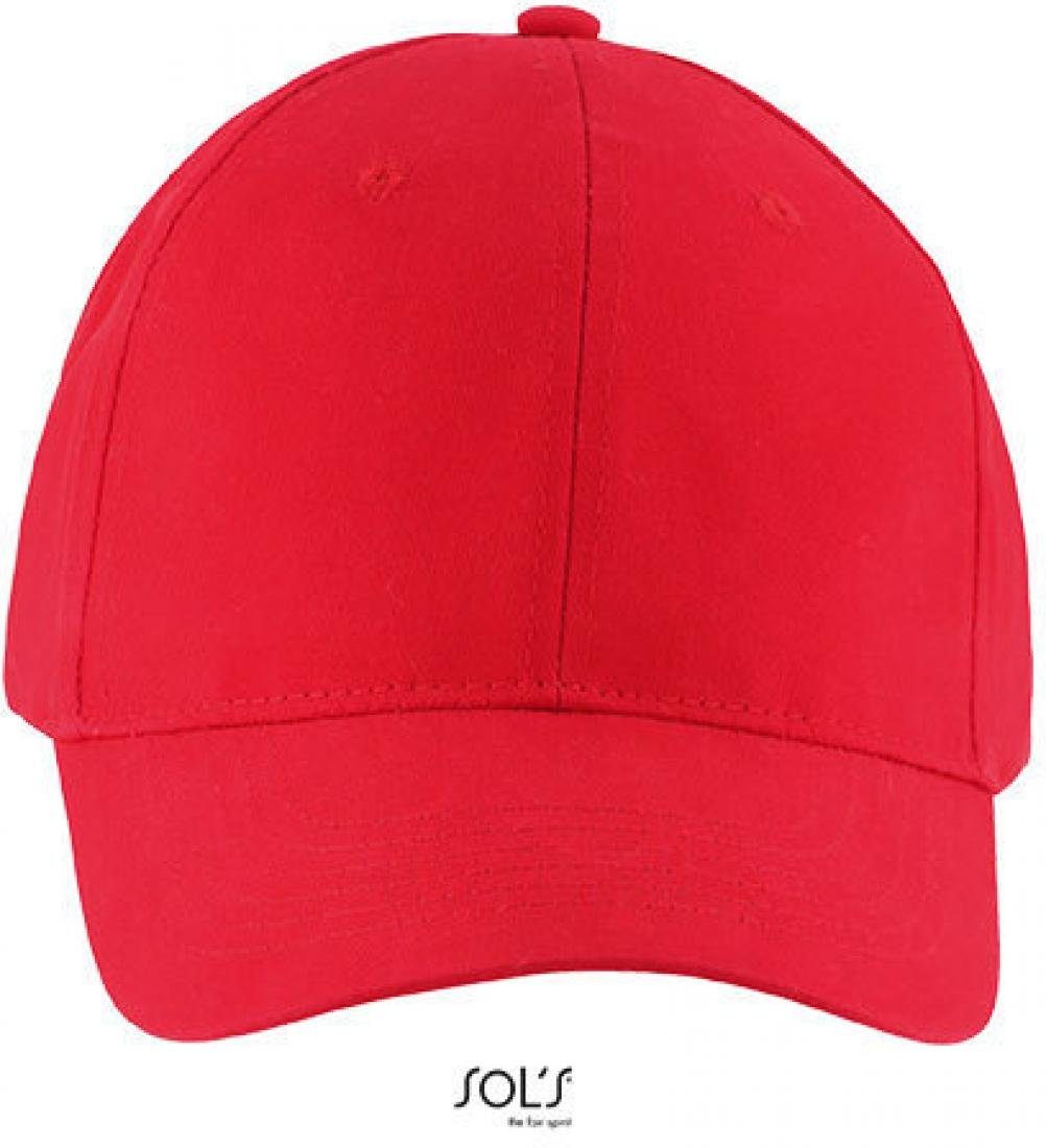 SOLS Baseball Cap Six Panel Cap Solar, 6-Panel-Form