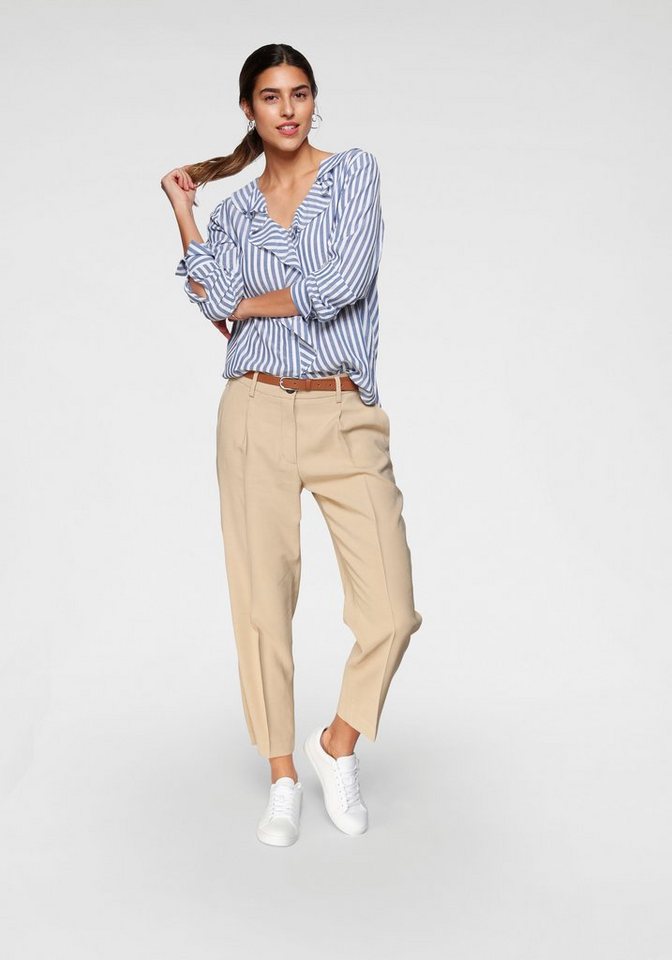 OPUS Stoffhose »Maro« mit hoher Taille und elastischem Bund online ... OPUS Stoffhose »Maro« mit hoher Taille und elastischem Bund online ...