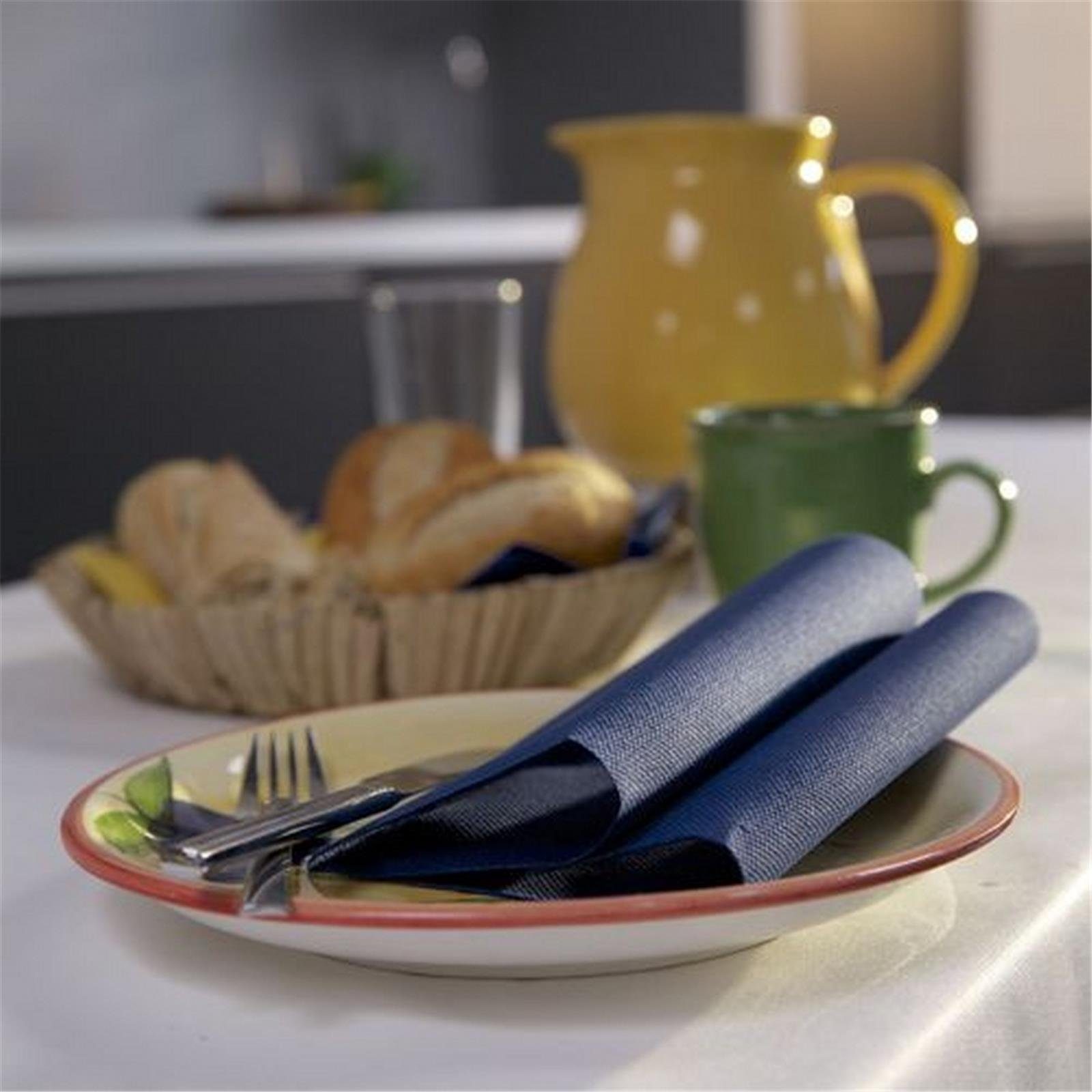 Papstar Papierserviette Servietten Royal Collection 25x25cm Dunkelblau