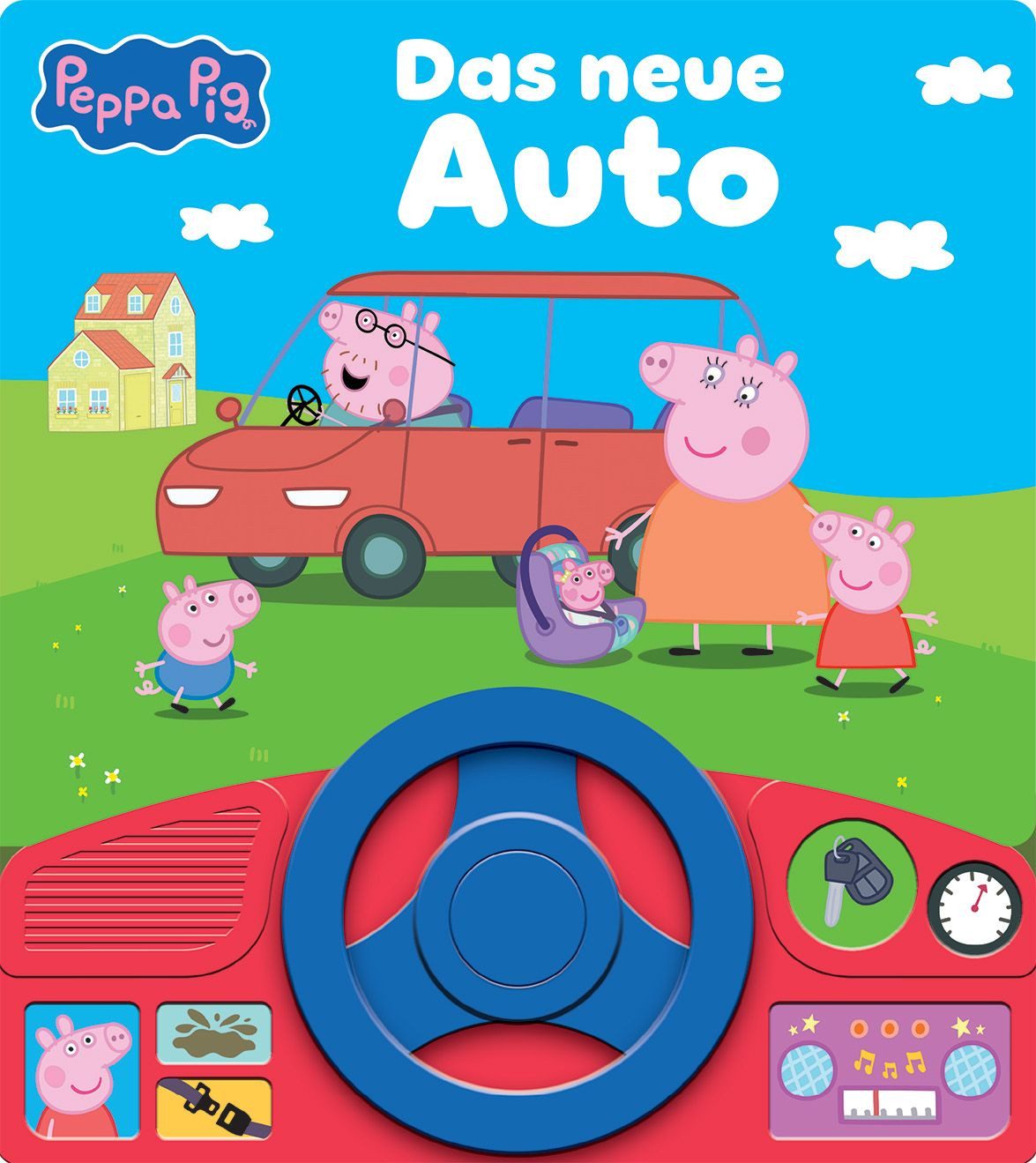 Peppa Pig - Das neue Auto - Soundbuch - Pappbilderbuch mit beweglichem ...