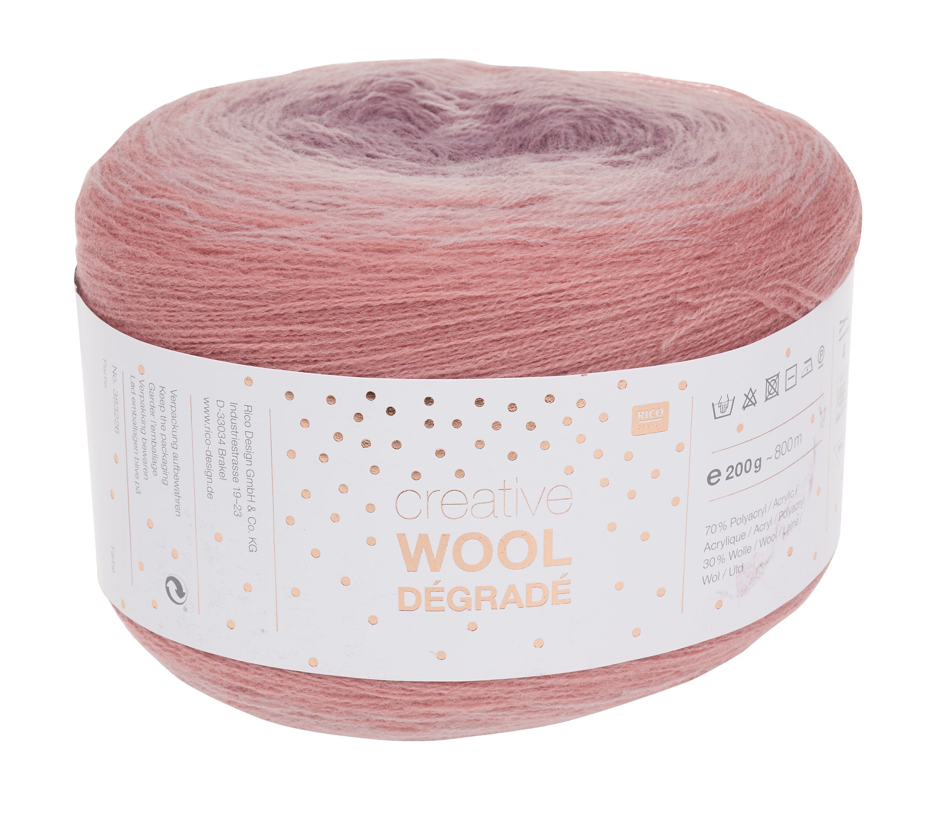 Rico Design Creative Wool Degrade & Super6 Farbverlaufswolle Stricken ...