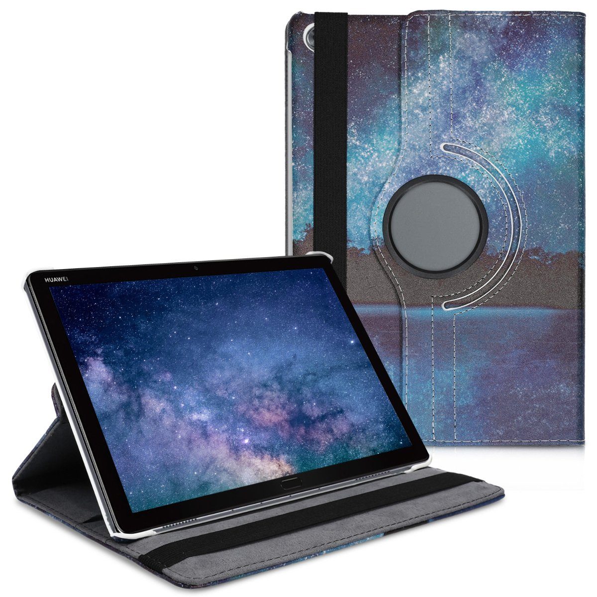 Kwmobile Tablet Hülle Hülle Für Huawei Mediapad M5 Lite 10 360