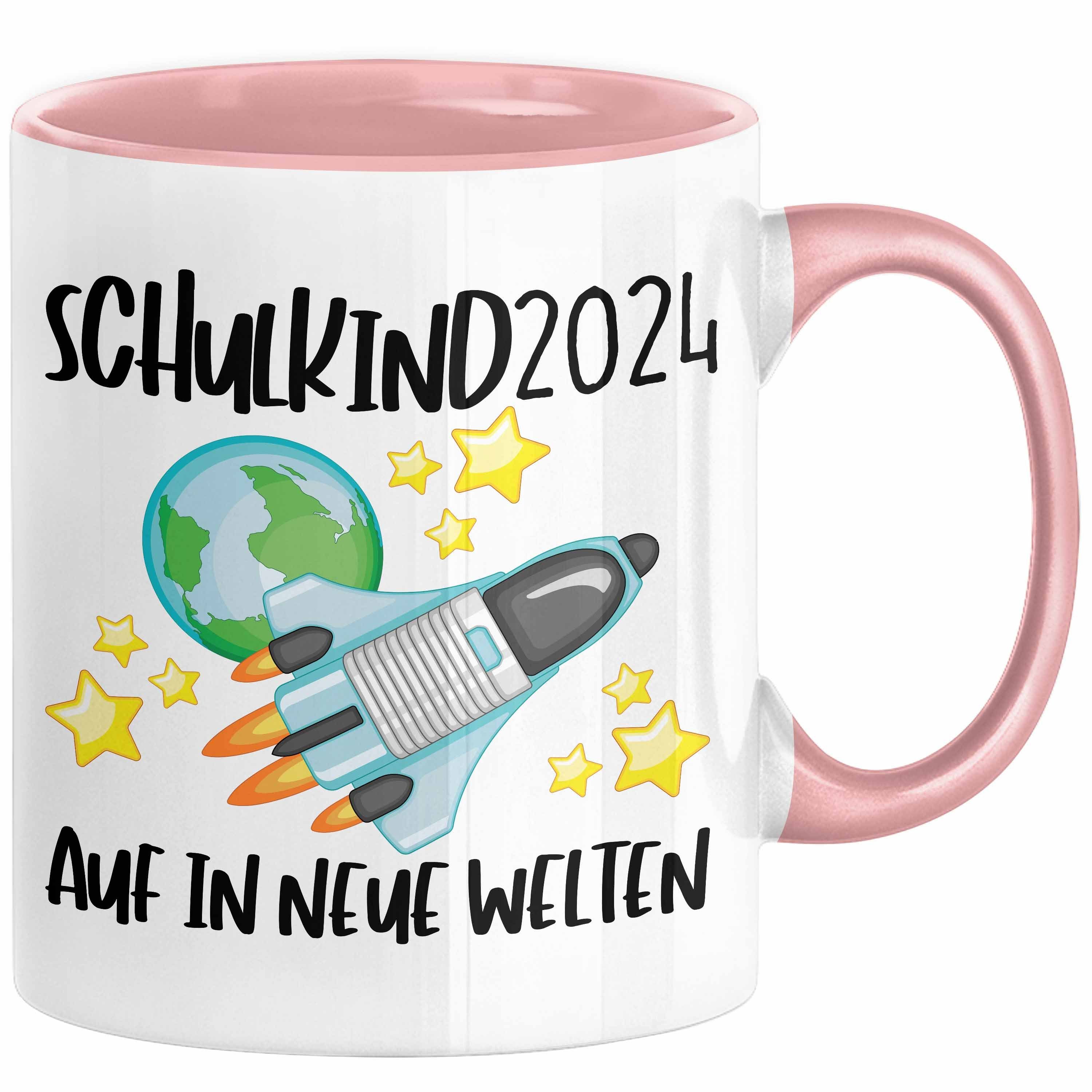Trendation Tasse Trendation - Schulkind 2024 Einschulung Mädchen Junge Geschenk