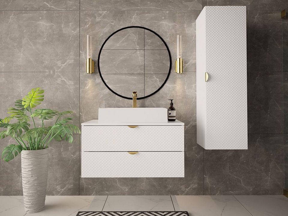 Mirjan24 Badmöbel Set Aniabo Iii 3er Set Mit Siphon Waschbecken