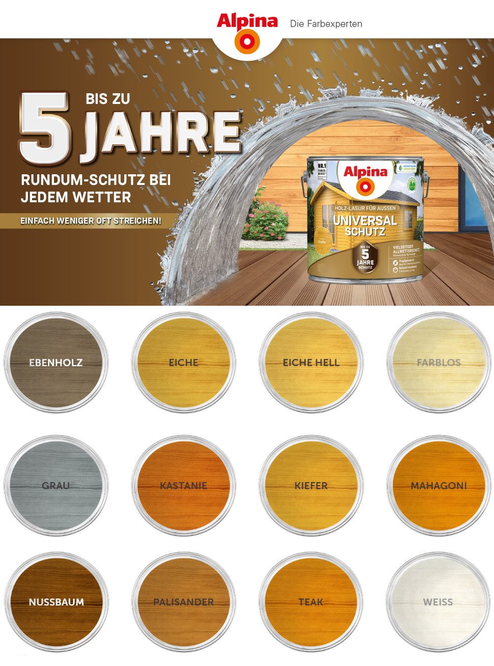 Alpina Holzlasuren online kaufen » Alpina Lasuren | OTTO