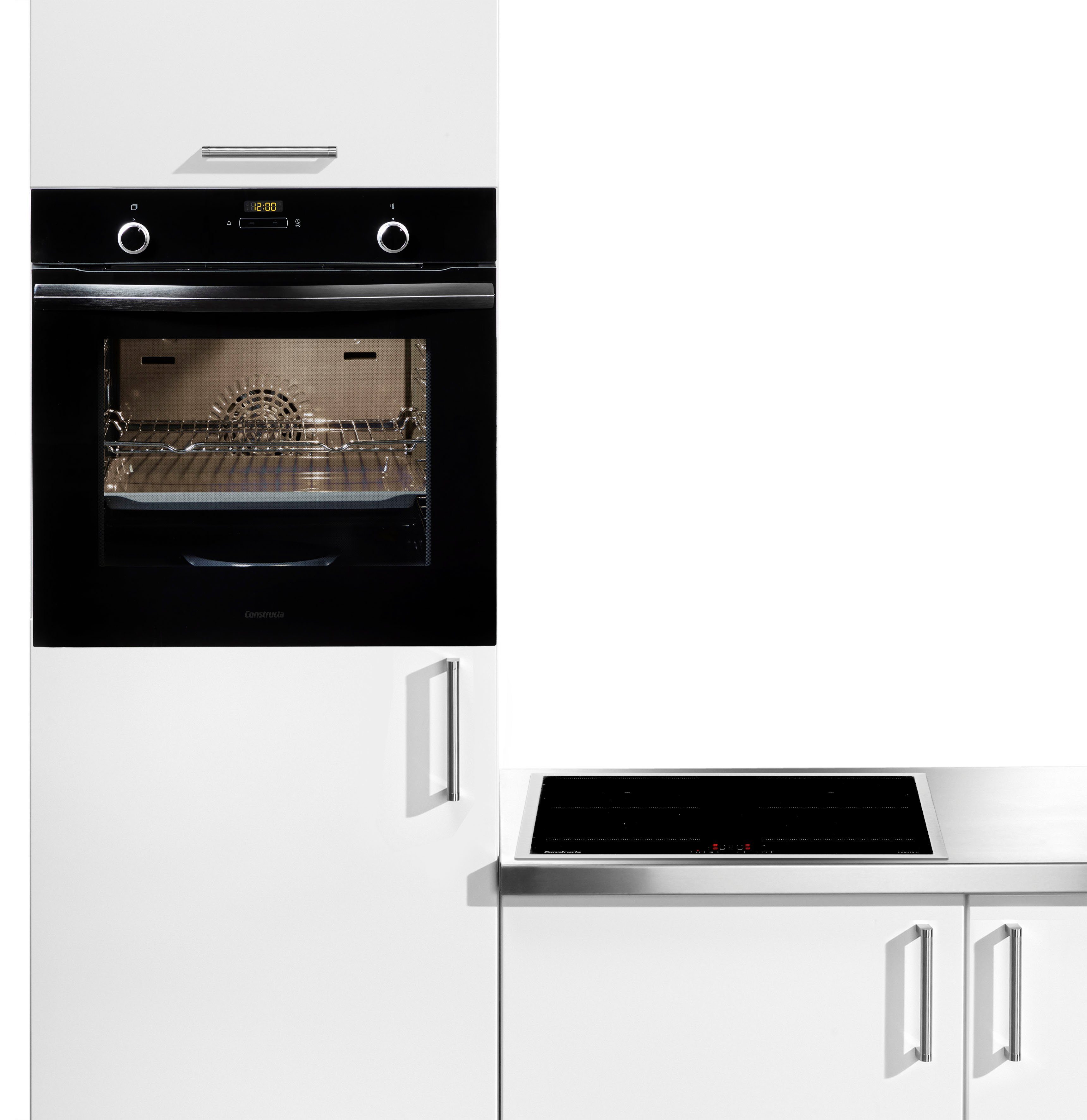 Constructa Backofen-Set CX5VI602, mit Teleskopauszug nachrüstbar