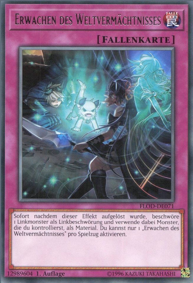 Recollectibles Sammelkarte Yugioh Karte Erwachen Des Weltvermächtnisses