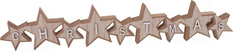 Vbs Dekoobjekt Sternenreihe Christmas 40 Cm X 7 Cm X 2 Cm