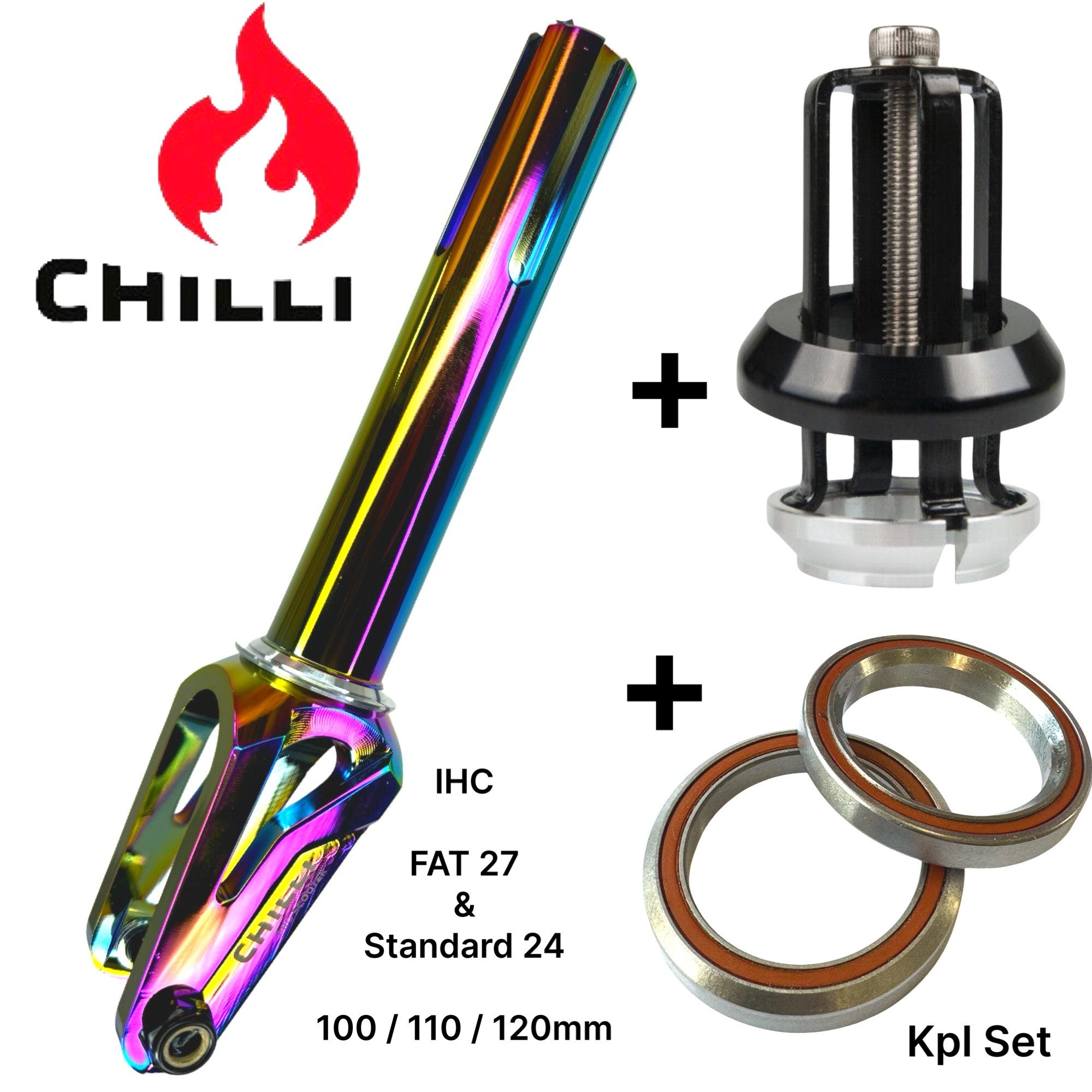 Chilli Stuntscooter Chilli Pro Scooters FAT27+ 24 Stunt-Scooter Fork ...