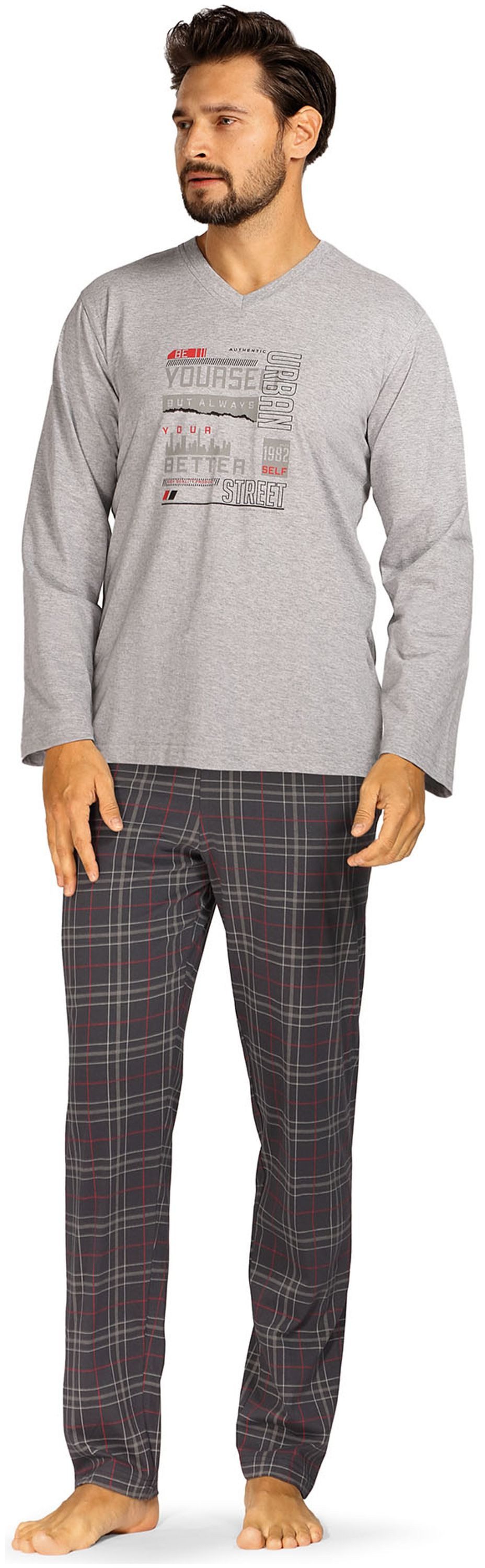 Comte Schlafanzug Cosy Chic Set 2 Tlg 2 Teilig Herren Pyjama Lang