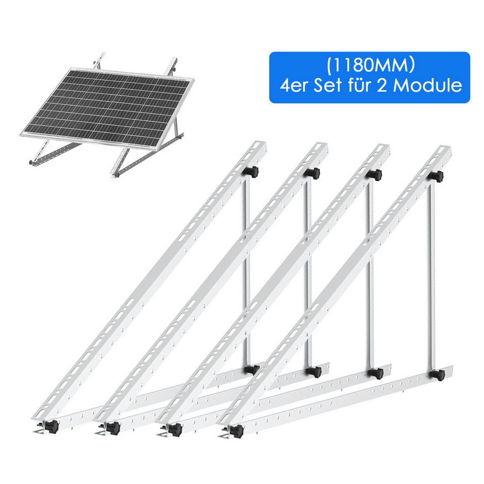 Gliese Solarmodule Halterung Balkonkraftwerk Halterung Neigungswinkel 0