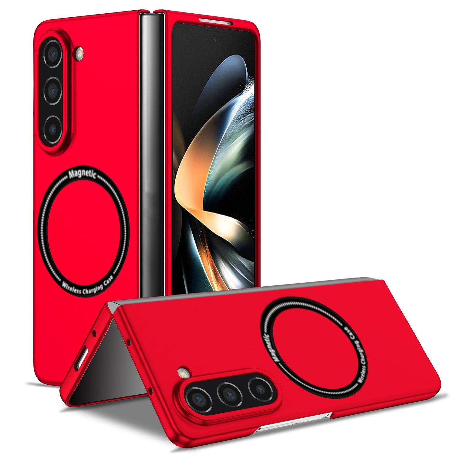 Wigento Handyhülle Für Samsung Galaxy Z Fold6 Magnet Magsafe Handy
