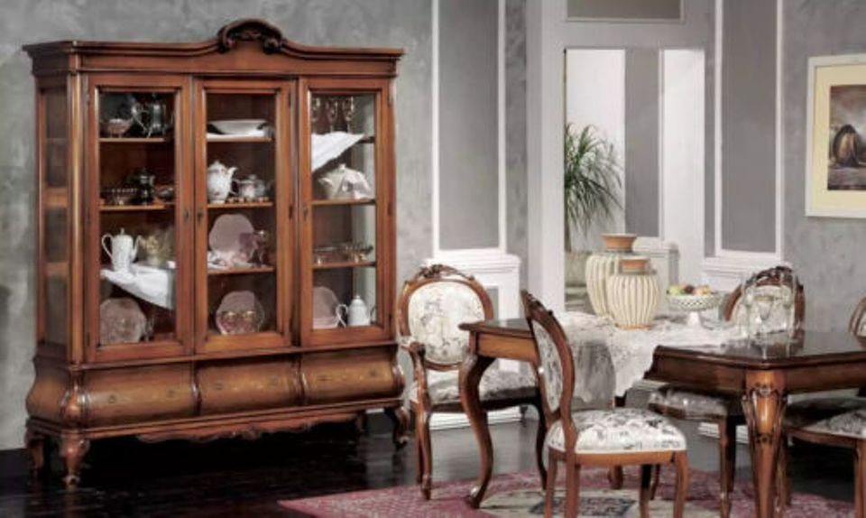 Jvmoebel Esszimmer Set Klassische Esszimmer Holzmöbel Esstisch 4x