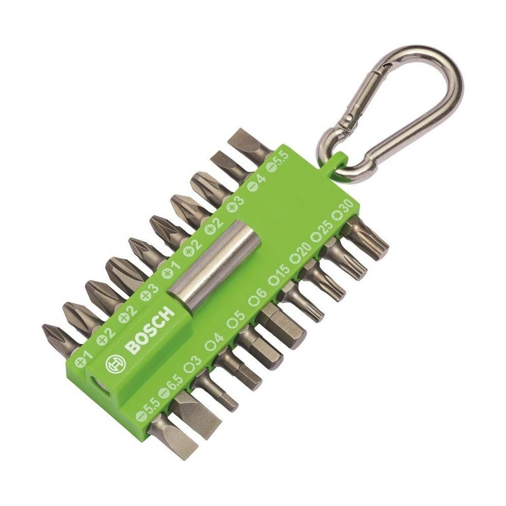 BOSCH Bosch 21-tlg. Schrauberbit-Set mit Snap-hook, hellgrün. Elektro ...