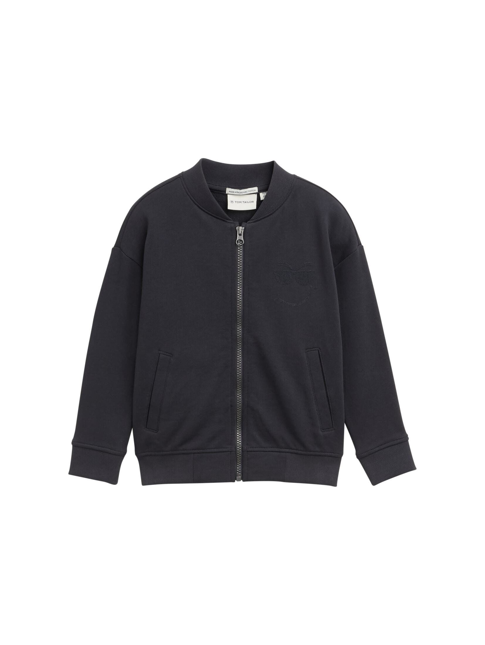 Tom Tailor Sweatjacke Oversize Sweatjacke Mit Print Oversize Sweatjacke