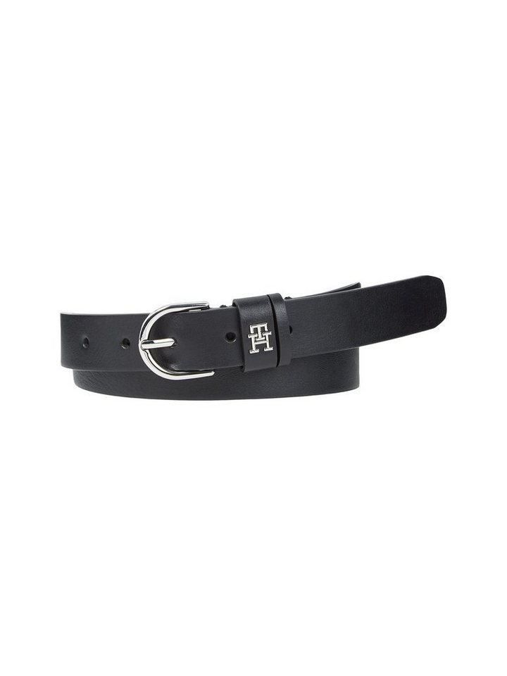 Tommy Hilfiger Ledergürtel Mit Th Monogramm Emblem Gürtel Mit Glattem