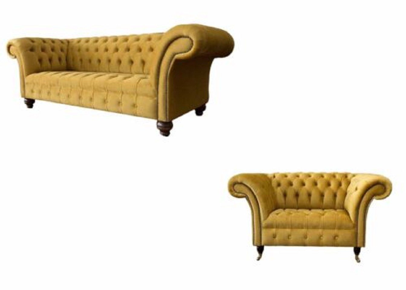 Jvmoebel Wohnzimmer Set Chesterfield Sofagarnitur 21 Sitzer Design