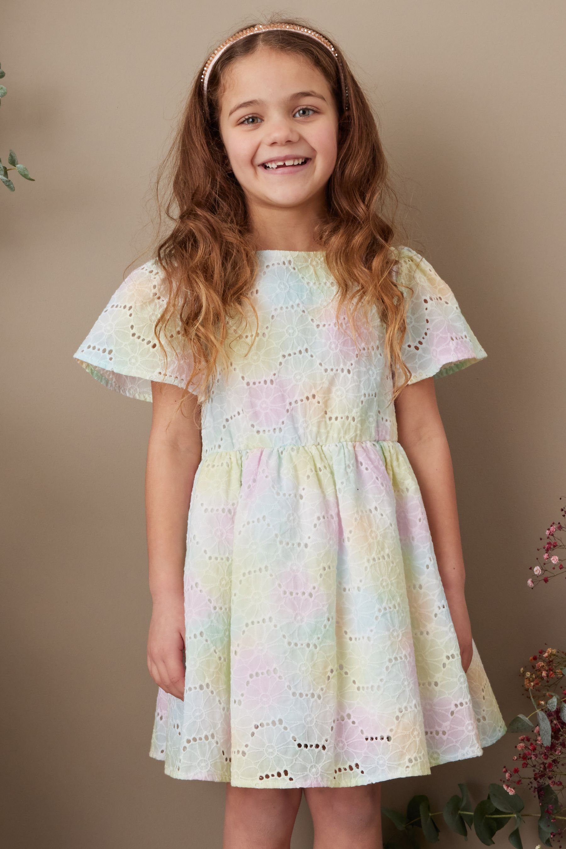 Next Sommerkleid Baumwollkleid Mit Lochstickerei 1 Tlg Mode Und