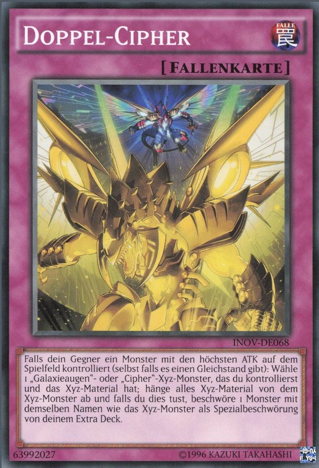 Recollectibles Sammelkarte Yugioh Karte Doppel Cipher Deutsch Yu Gi Oh