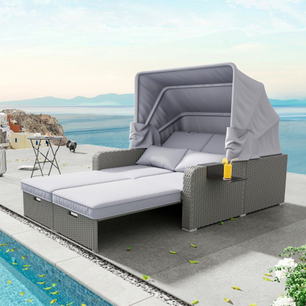 Xdeer Gartenlounge Set Polyrattan Gartenmöbel Für 2 Personen