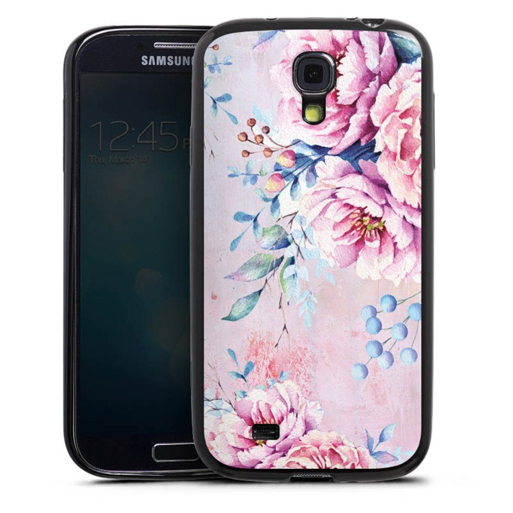 Deindesign Handyhülle Watercolour Flower 3 Samsung Galaxy S4 Hülle