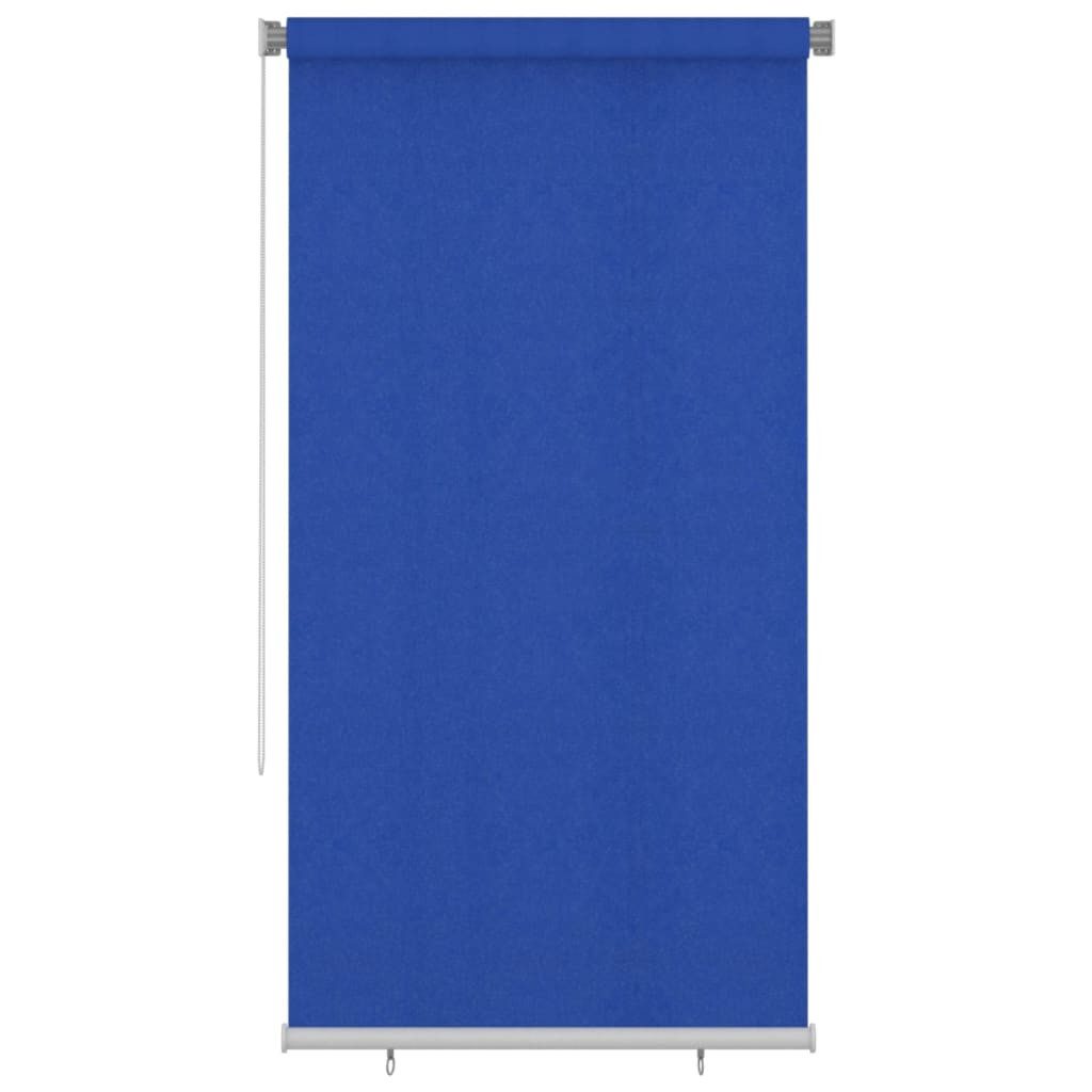 Rollo Außenrollo 165 (B) x 230 (H) cm Blau HDPE, vidaXL