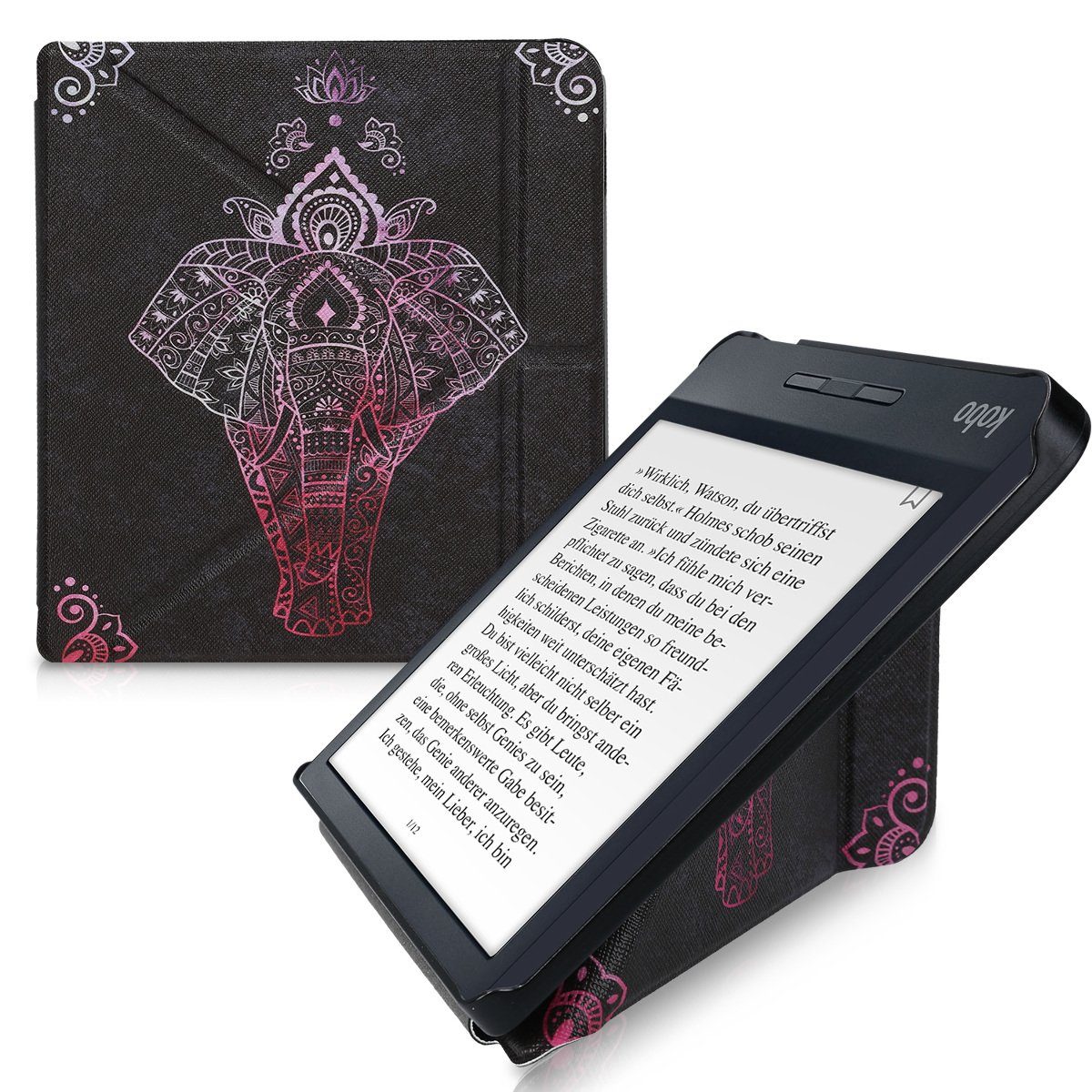 Kwmobile E Reader Hülle Hülle Für Kobo Libra H2o Kunstleder Ereader