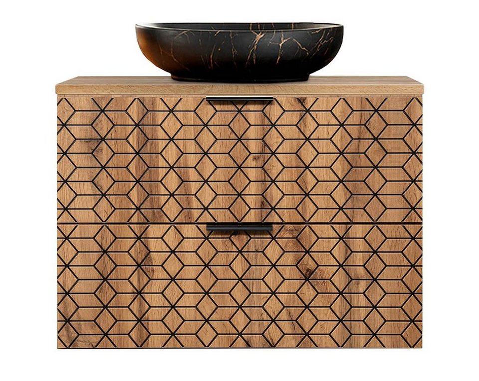 Einfachgutemoebel Waschtisch Set Badezimmer Waschplatz Edmond 80cm