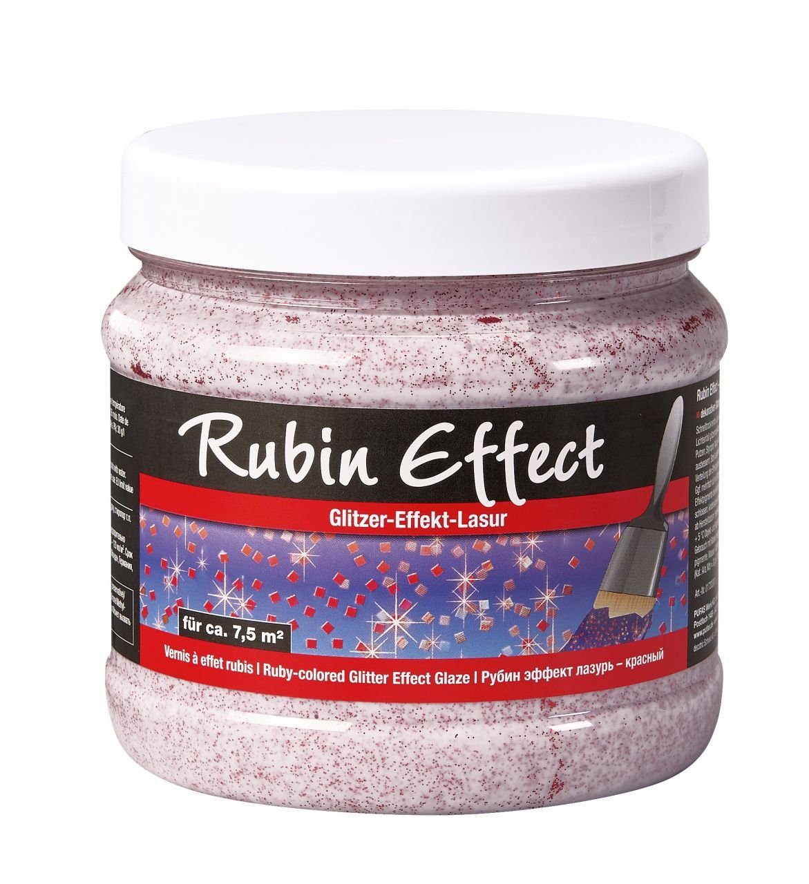 decotric® Strukturpaste Decotric Effekt Lasur 750 ml Lasur Rubin