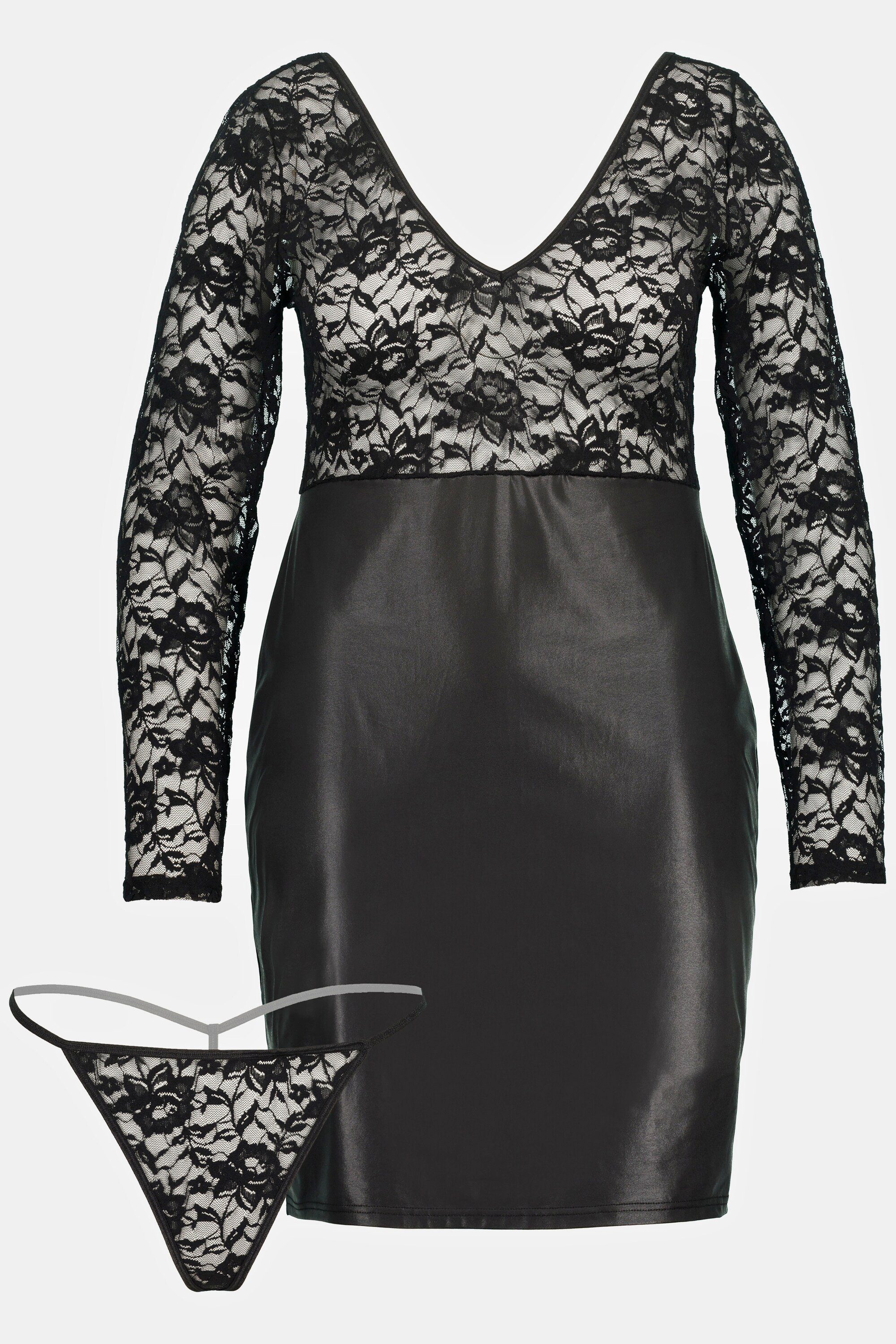 Ulla Popken Nachthemd 2er Pack Kleid & String