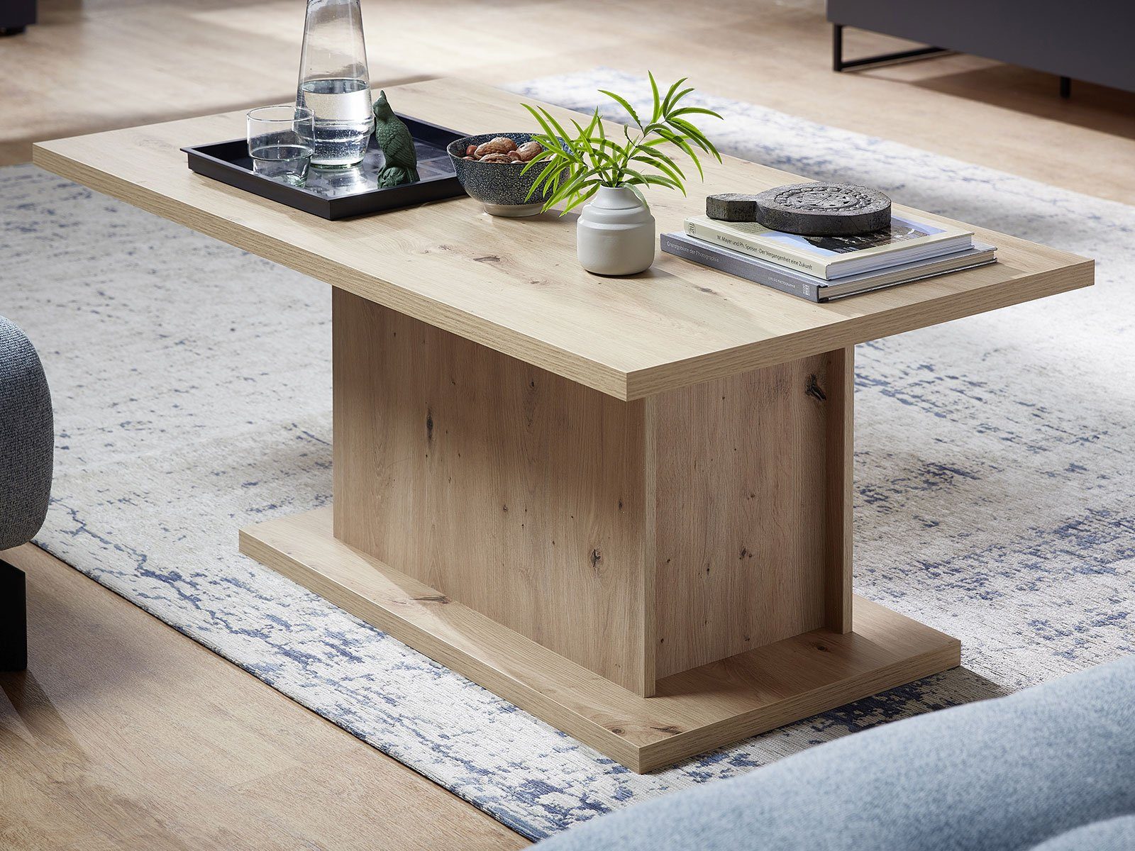 Möbelando Couchtisch Lewes Moderner Couchtisch Aus Spanplatte In
