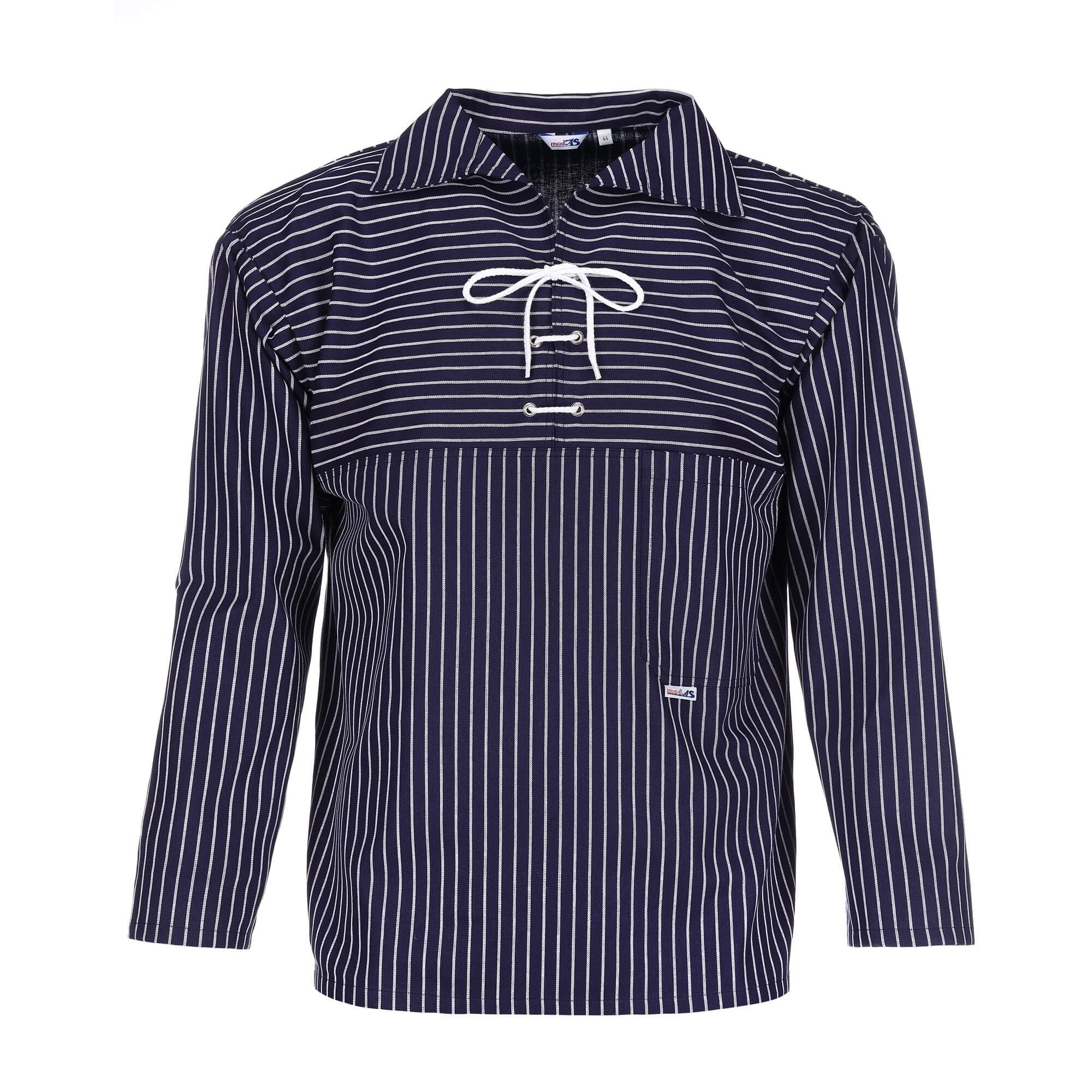 modAS Langarmhemd 1051 Unisex Original Takelhemd - Fischerhemd mit ...