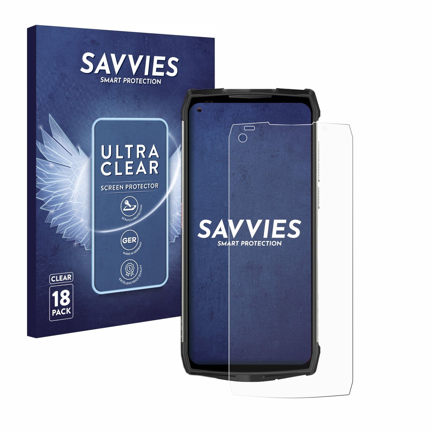 Savvies Schutzfolie Für Ulefone Power Armor 13 Displayschutzfolie 18