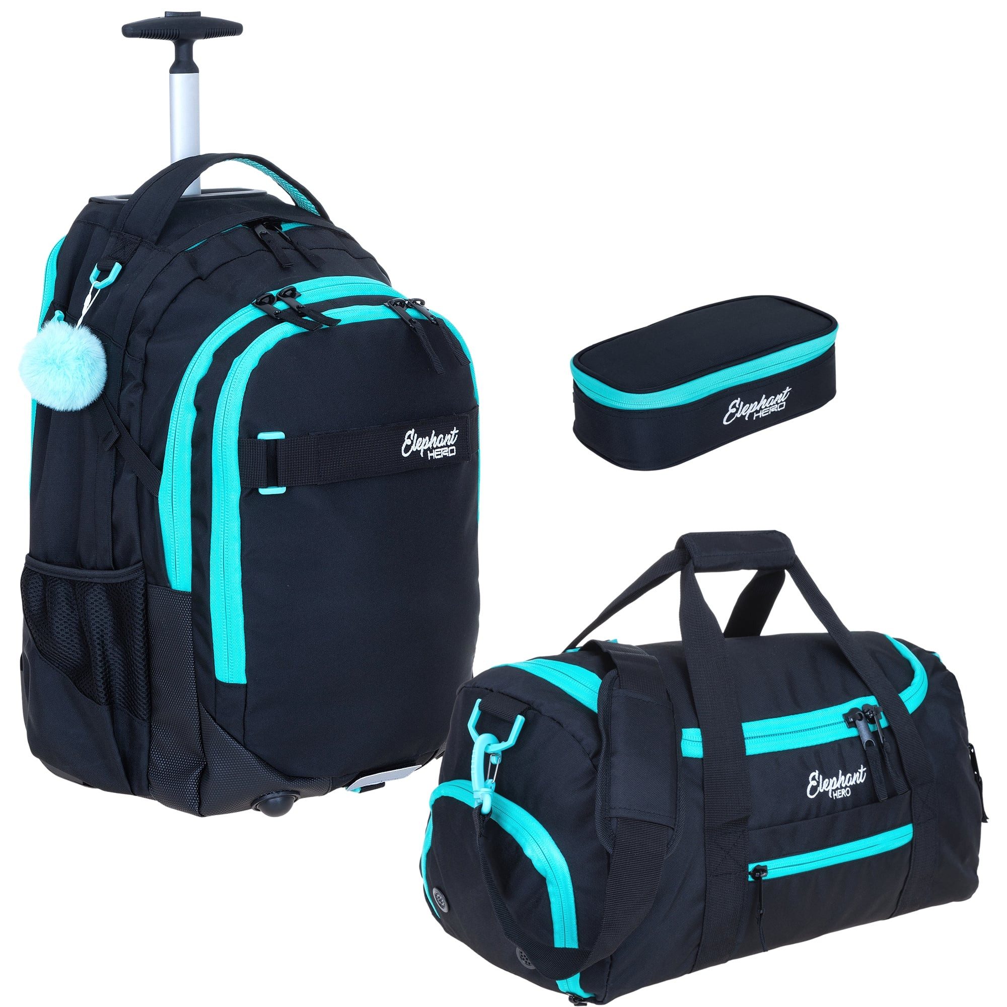 ELEPHANT Schulrucksack Schultrolley Trolley Hero Signature ...