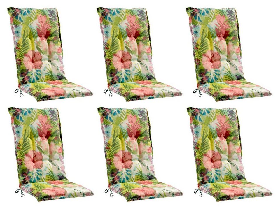 Go De Hochlehnerauflage Fruttana B 50 X L 120 Cm Mehrfarbig 6er Set