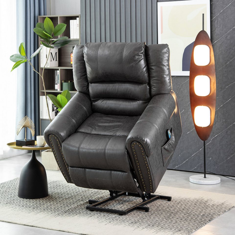 Merax Tv Sessel Elektrisch Relaxsessel Mit Aufstehhilfe Und