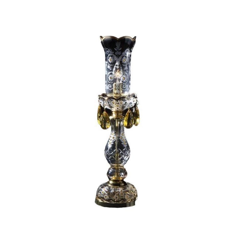Jvmoebel Schreibtischlampe Tischleuchte Tisch Lampe Kristall Antik Stil