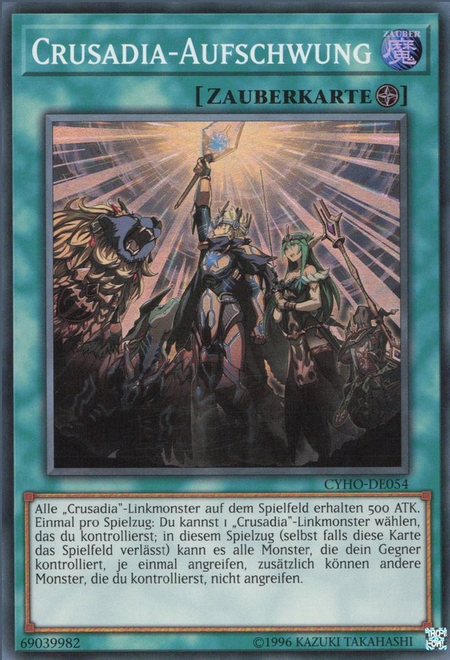 Recollectibles Sammelkarte Yugioh Karte Crusadia Aufschwung Yu Gi Oh